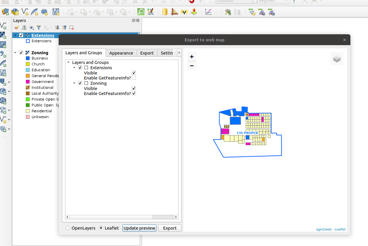 Getfeatureinfo for wms layer automatically activated even when you have not configured it ...