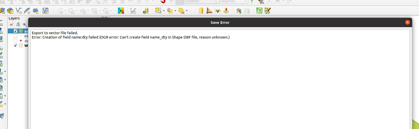 Make Qgis Fail Gracefully When Trying To Save As Shapefile A Vector With 255 Fields · Issue