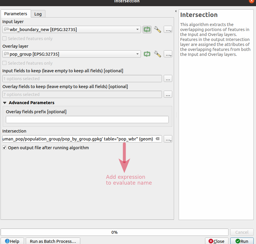 Enable using expressions for output layer names in processing algs expressions when iterating ...