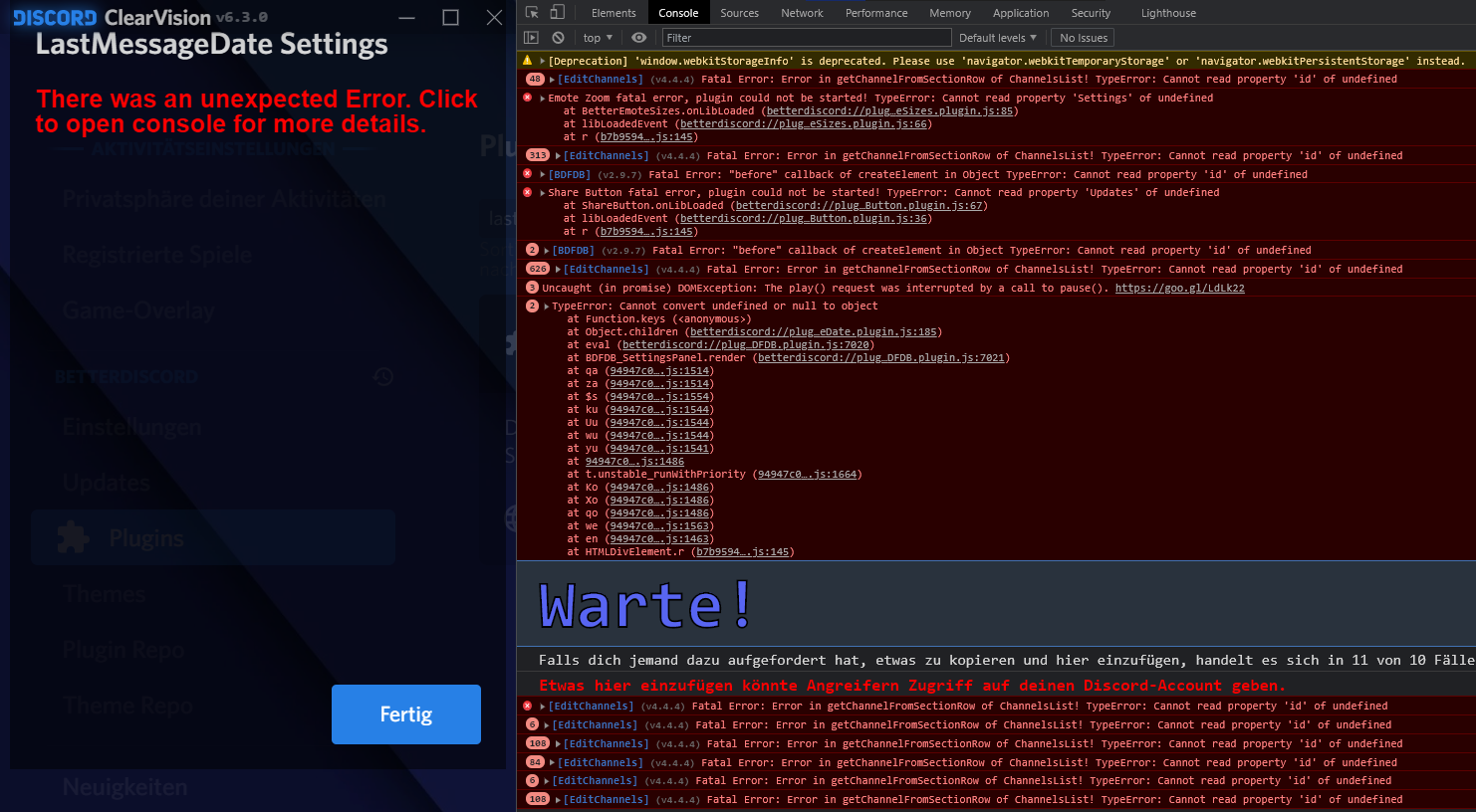 [BUG] - Last Message Date · Issue #2005 · mwittrien/BetterDiscordAddons · GitHub