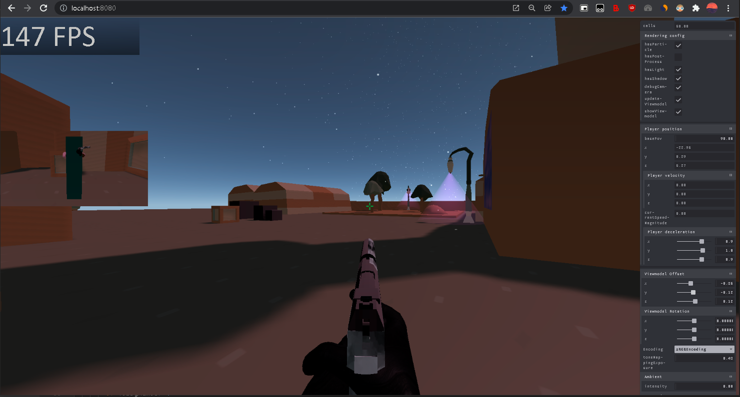 GitHub - iErcann/enari-engine: three.js FPS playground