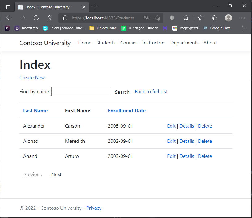 GitHub - robertsousa/ContosoUniversity