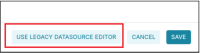 [LEGACY DATASOURCE EDIT]Java script validation is missing when user enters a 3rd party Default ...