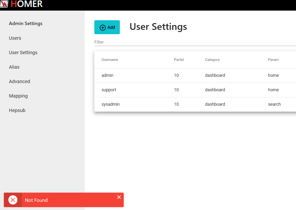 Issue when adding users · Issue #263 · sipcapture/homer-app · GitHub