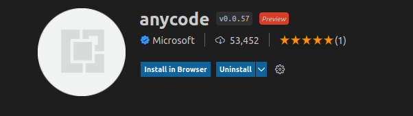 Install in browser option not shown when installing extension that ...