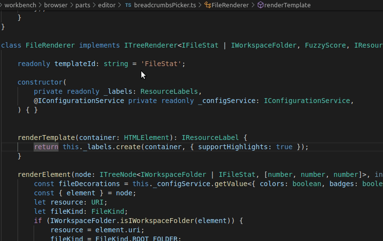 Double clicking on twistie in outline breadcrumb triggers selection · Issue #78917 · microsoft ...