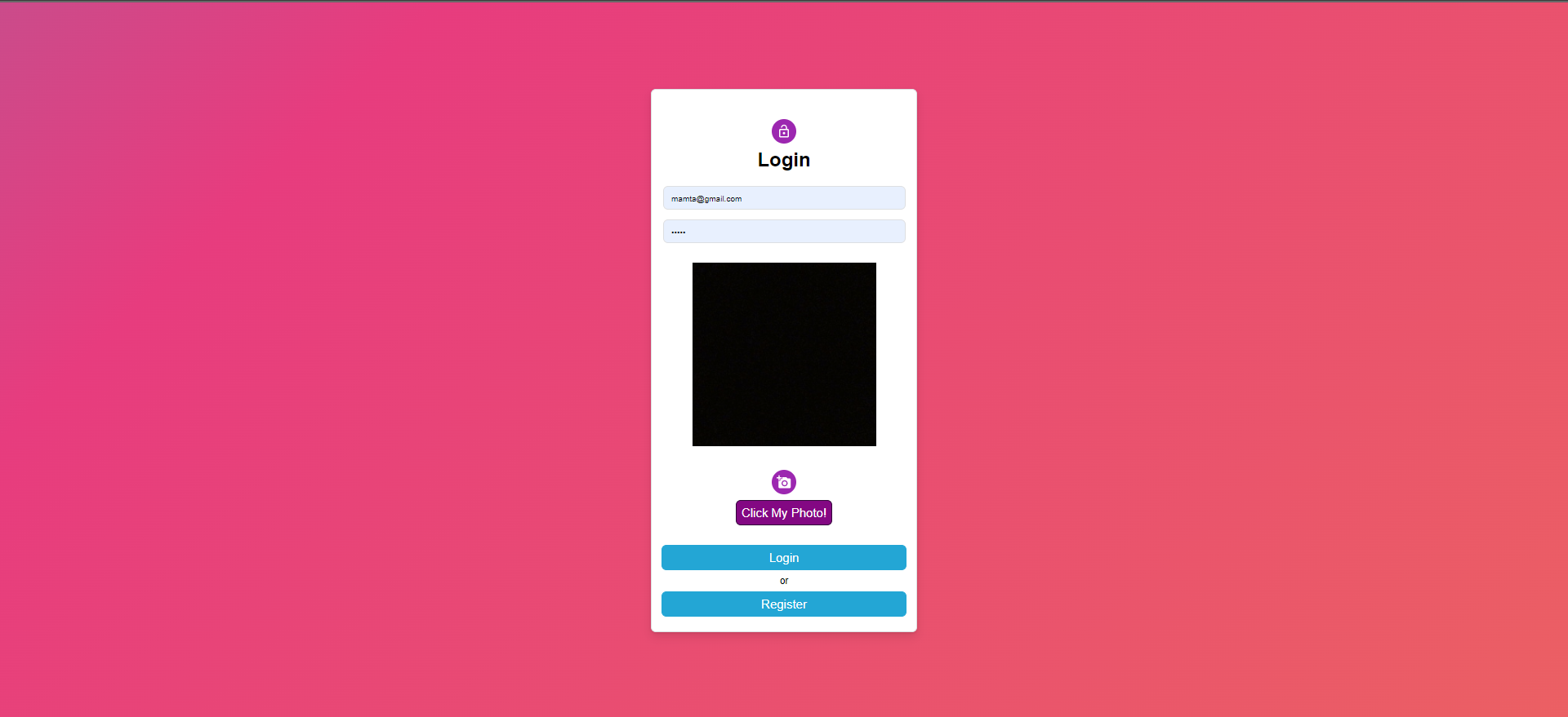 GitHub - namitaarya/User-Registration-System-Using-Face-Rec