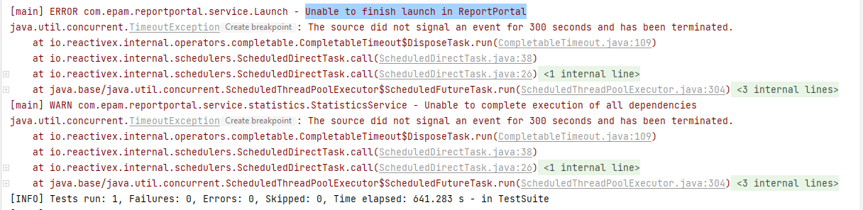 Getting Unable To Finish Launch In Reportportal · Issue 1565 · Reportportalreportportal · Github 