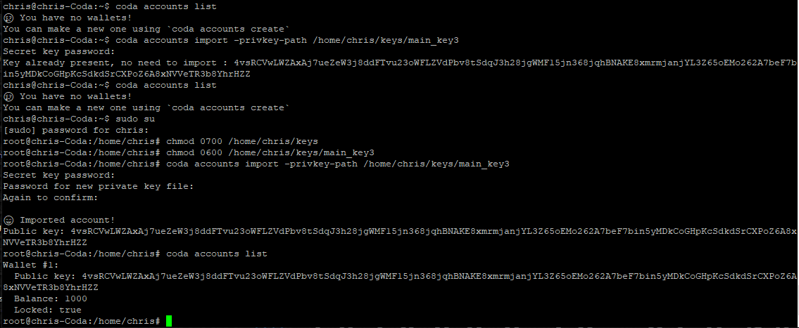 [bug] having to be root user for import function to work correctly ...