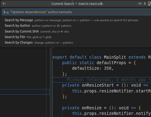 Add "search in sidebar" option to quickpick search dialog · Issue #3001 ...