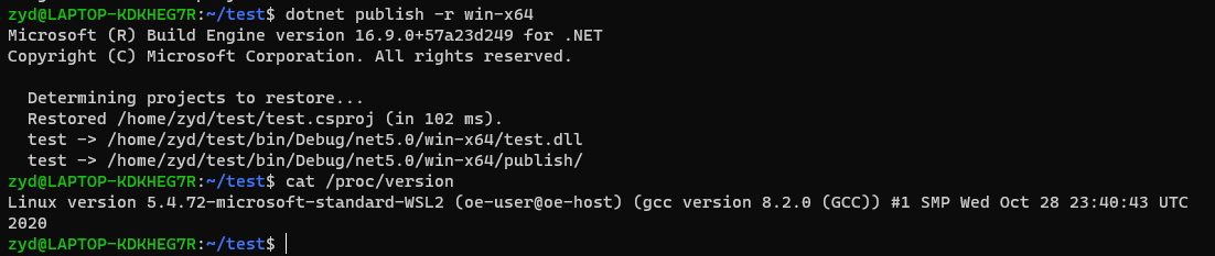 dotnet publish get SSL error in WSL 1 · Issue #6714 · microsoft/WSL · GitHub