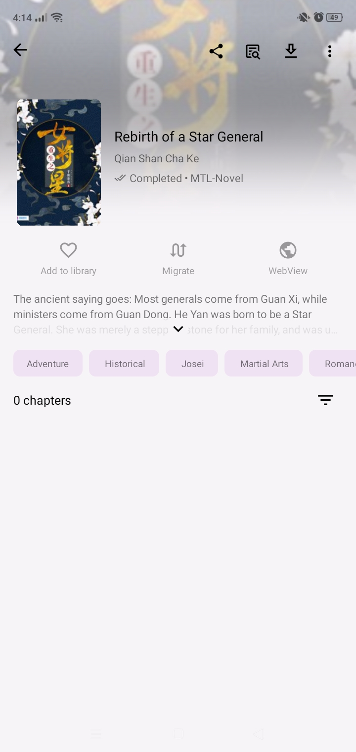 [Bug] Doesn't load the Chapters in MTL-NOVEL extension · Issue #361 · LNReader/lnreader-plugins ...