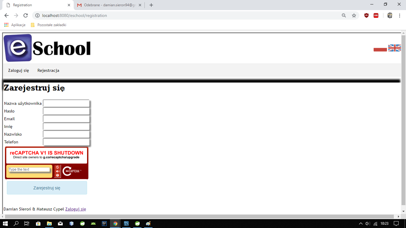 GitHub - Sieron94PL/eschool-spring-framework-app