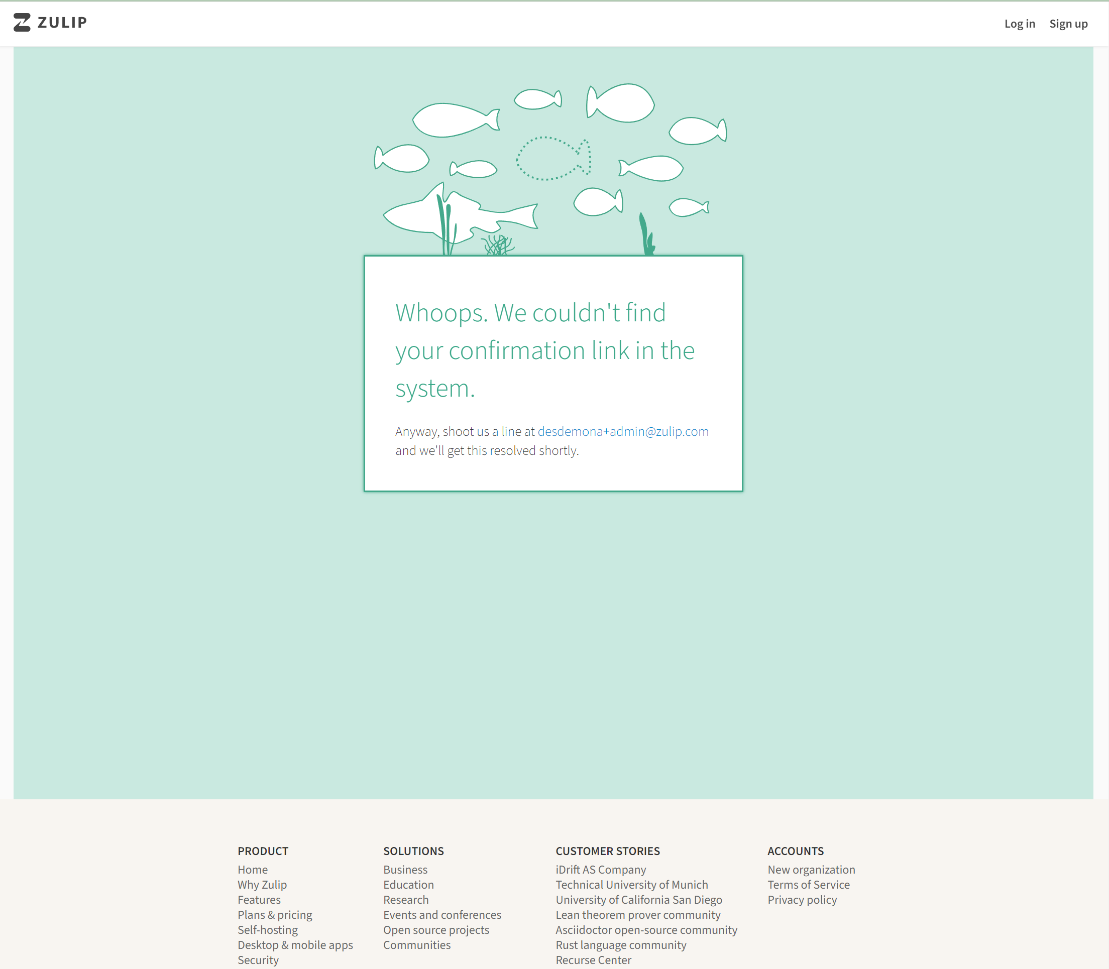 Properly align content in error pages without having a side-effect on other pages like login ...