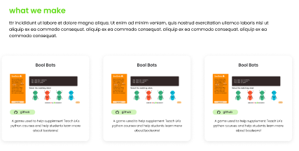 Update the 'What We Make' section of the homepage · Issue #447 · uclaacm/teach-la-website · GitHub