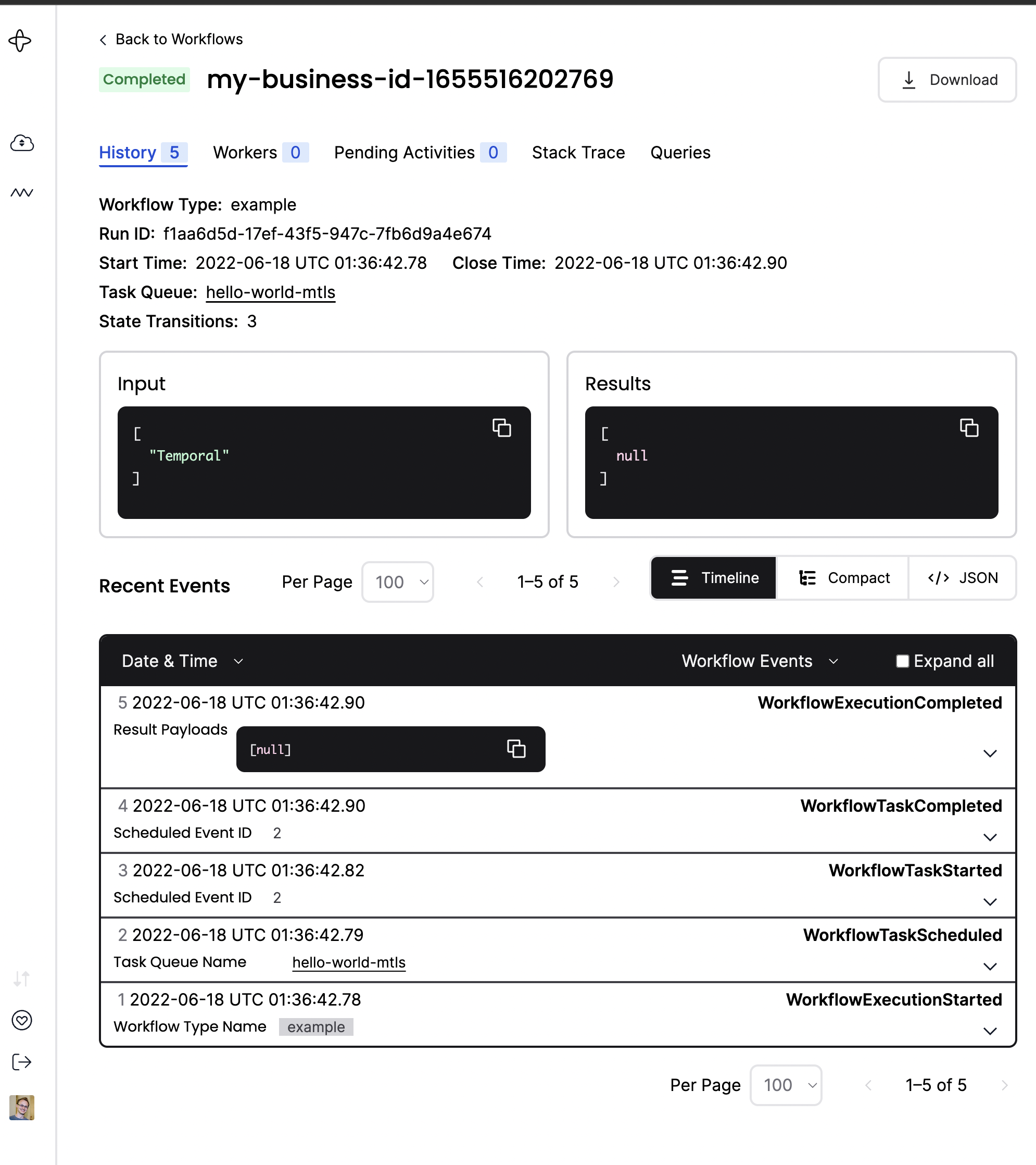 Compact view is empty · Issue #619 · temporalio/ui · GitHub