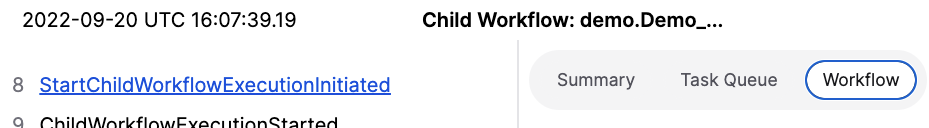 Add links to children inside StartChild events · Issue #845 · temporalio/ui · GitHub