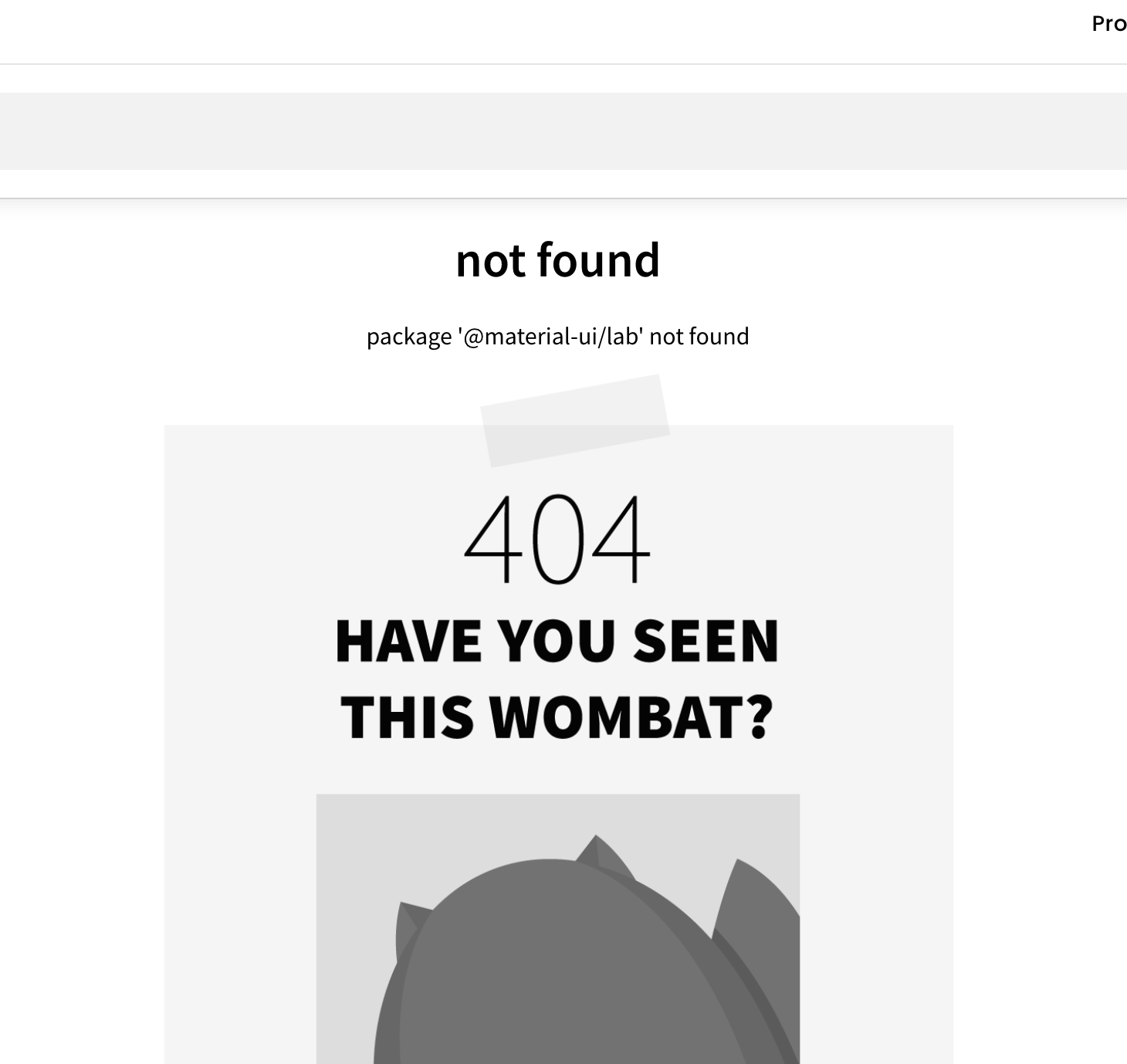 Material Uilab Is Not In The Npm Registry Anymore · Issue 21994 · Muimaterial Ui · Github 