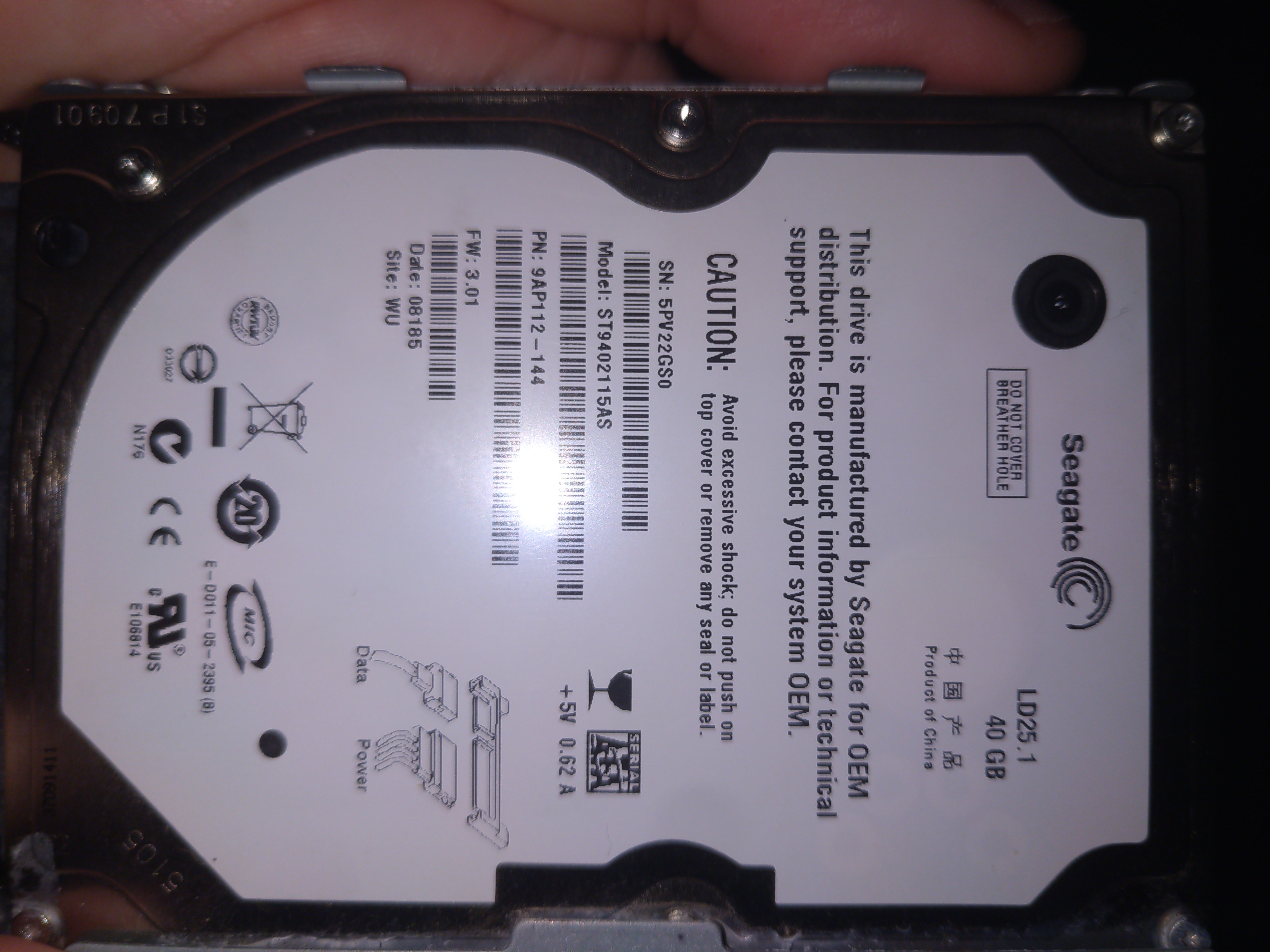 Seagate LD25.1 ST9402115AS not in drivedb 7.3/5440 · Issue #189 ...