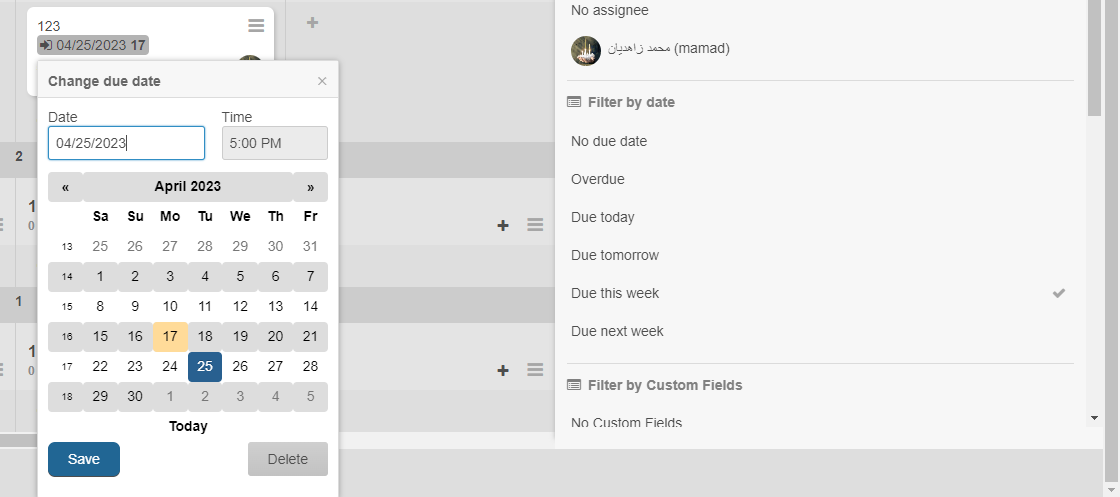 duedate filter & week number · Issue #4881 · wekan/wekan · GitHub