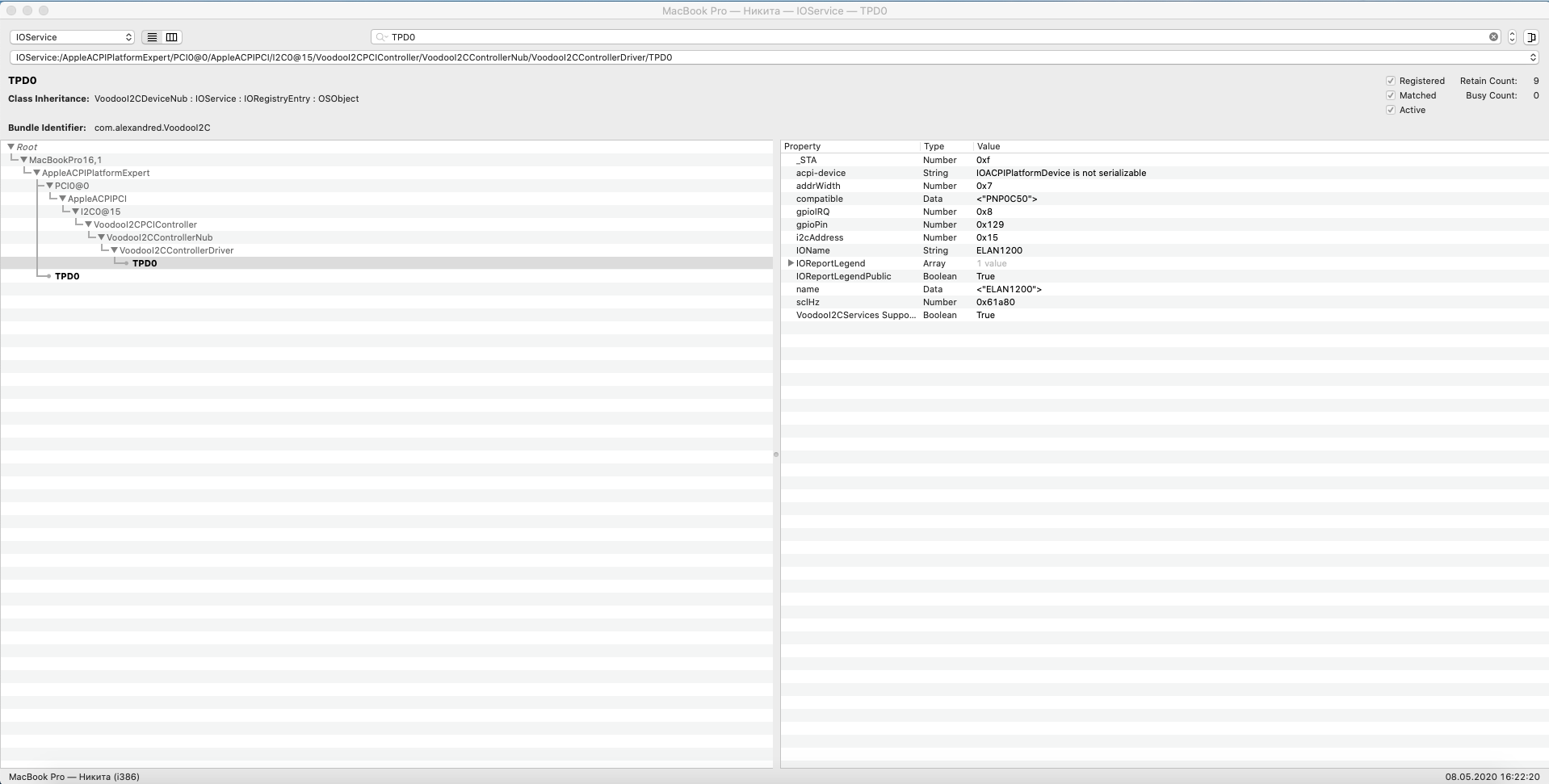 ELAN 1200 works, but not displayed in settings · Issue #306 · VoodooI2C/VoodooI2C · GitHub