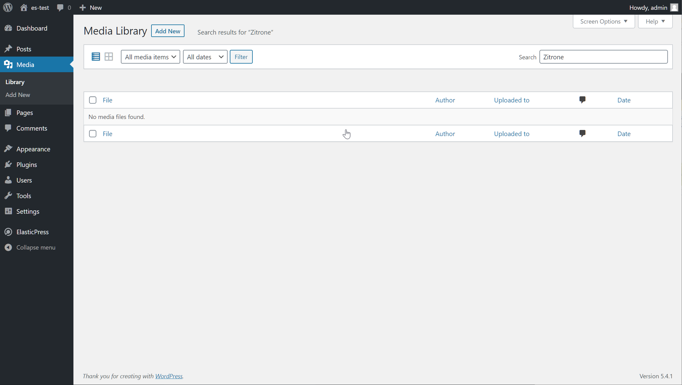 Media Library search not working with EP and Protected Content indexation enabled. · Issue #1758 ...