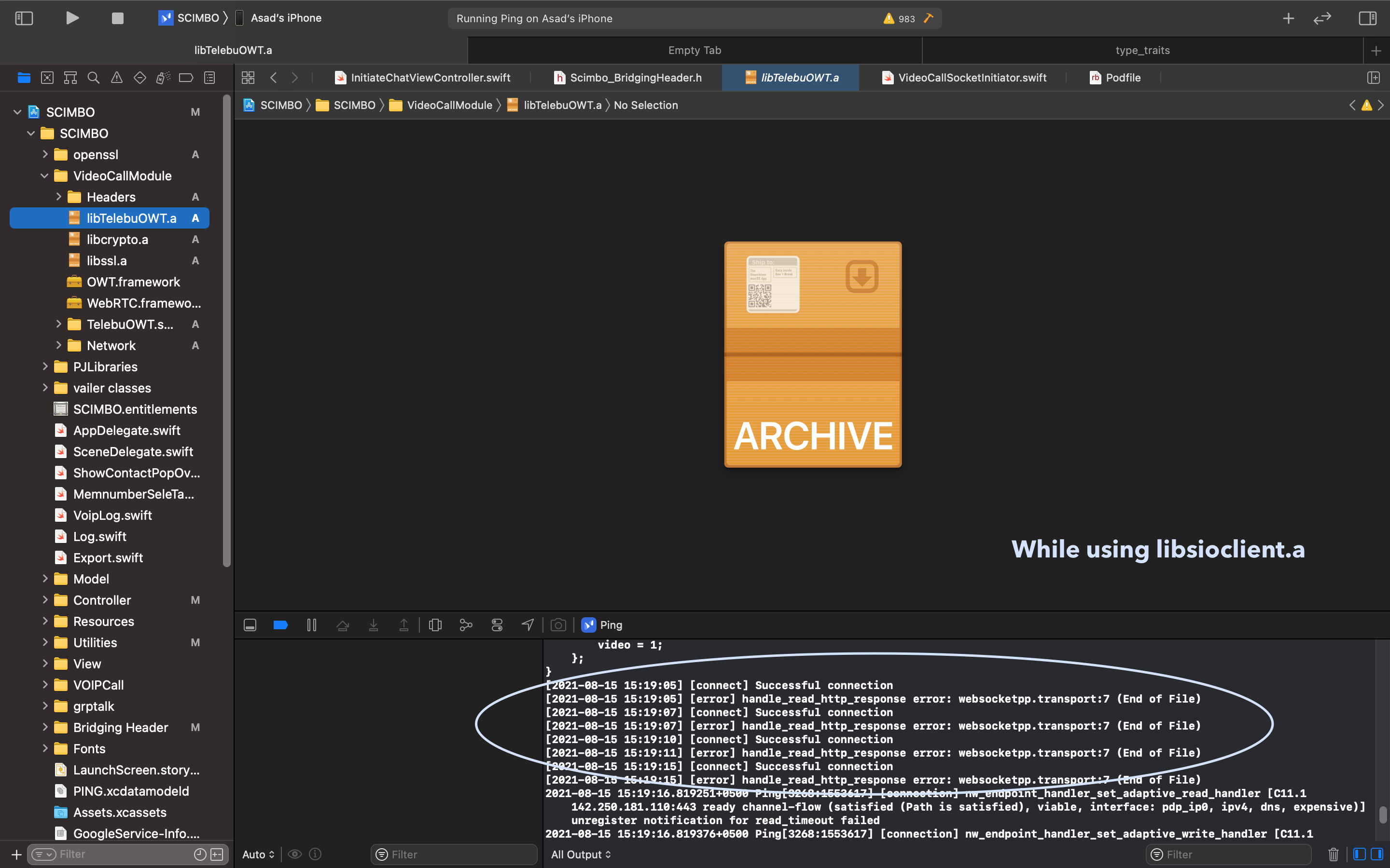 New builded iOS OWT.framework & WebRTC.framework, join meeting crash · Issue #228 · open-webrtc ...