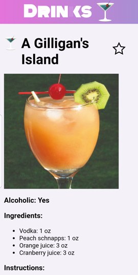 GitHub - rnsloan/drinks: Single page app with cocktail recipes