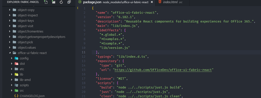 Parcel build fails · Issue #9231 · microsoft/fluentui · GitHub