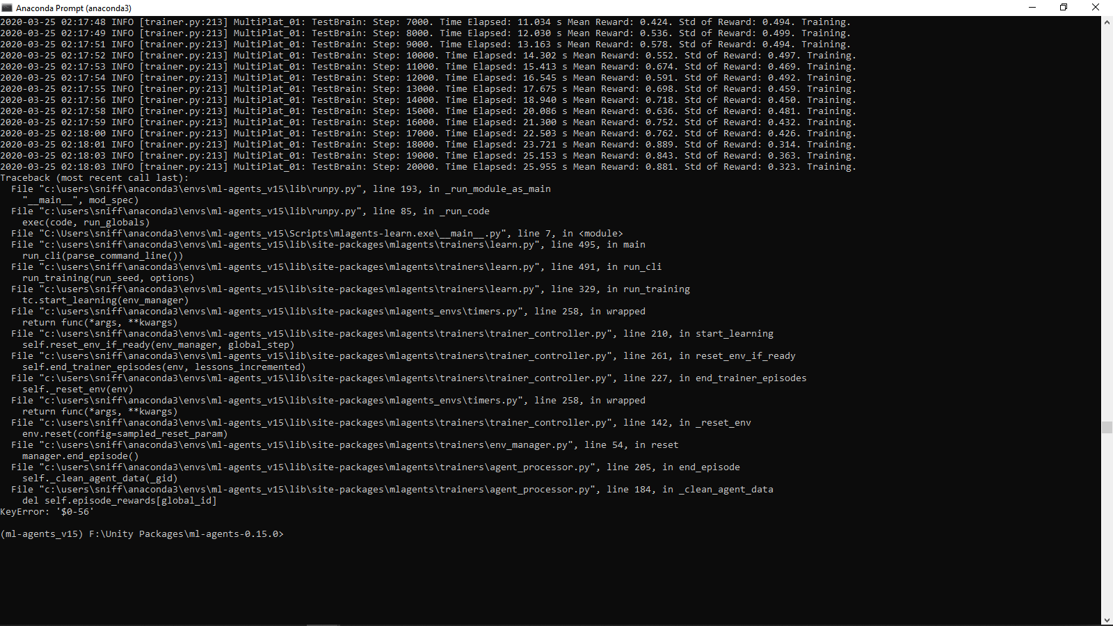 Generalized Reinforcement Learning Agents Crashing · Issue #3686 · Unity-Technologies/ml-agents ...