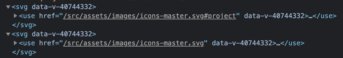 Only First SVG Shown in Vue 3 Template When Using Vite Path Config ...
