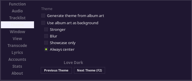[Themes] Color contrast in the settings · Issue #275 · Taiko2k/Tauon · GitHub