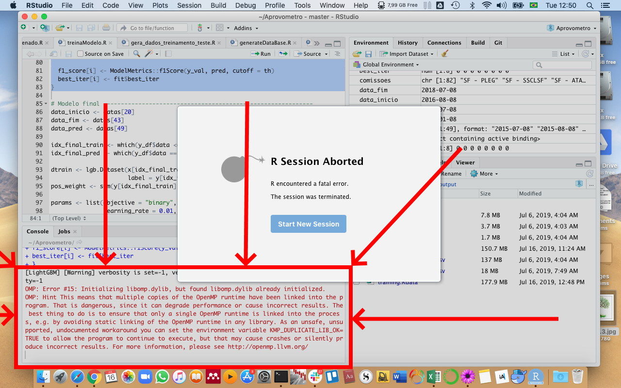 R Session crashes everytime with LightGBM Under Mac OSX · Issue #2267 · microsoft/LightGBM · GitHub