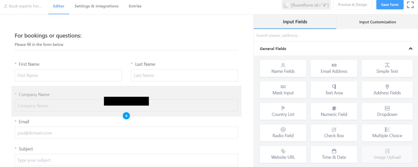 Edit Popup Stays Black · Issue 56 · Fluentform Fluentform · Github