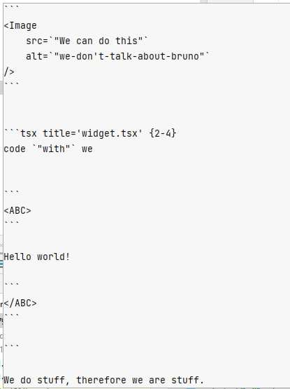 A question around `BlockIgnores` / getting `vale` to play nicely with Docusaurus · errata-ai ...