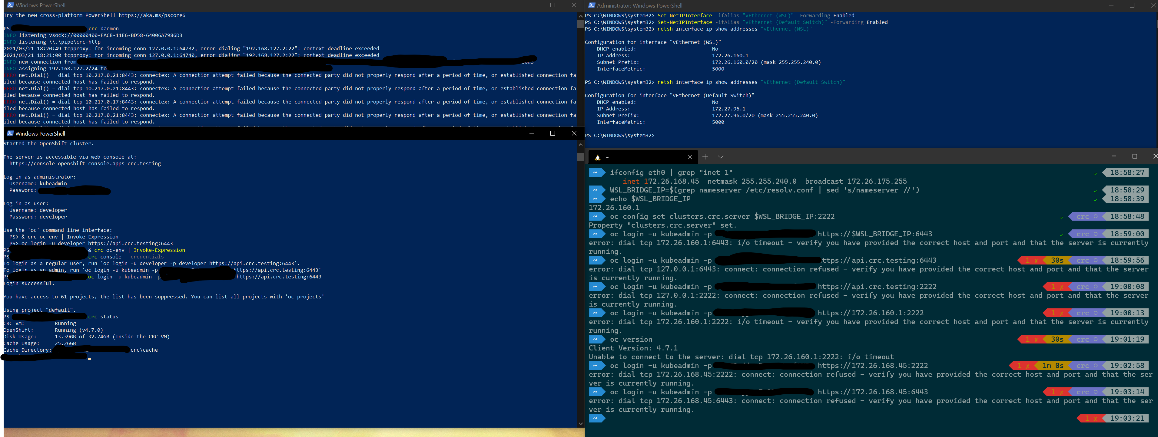 Epic Add Functionality To Communicate From Wsl2 To The Crc Vm On