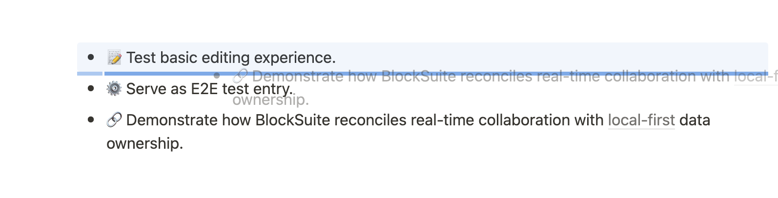 Support dropping a block to the children of a list item · Issue #3448 · toeverything/blocksuite ...