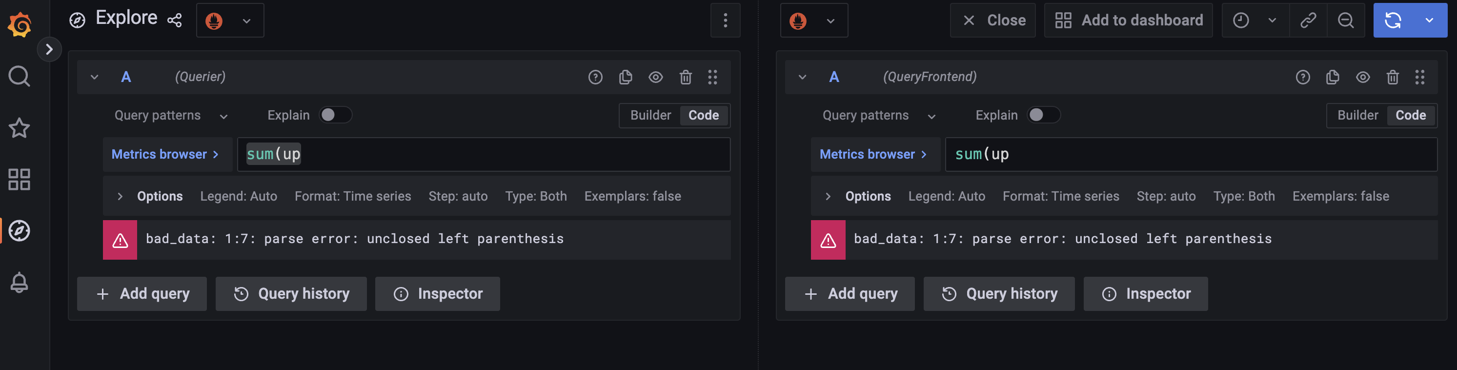 An error occurred within the plugin when using query-frontend · Issue #5252 · cortexproject ...