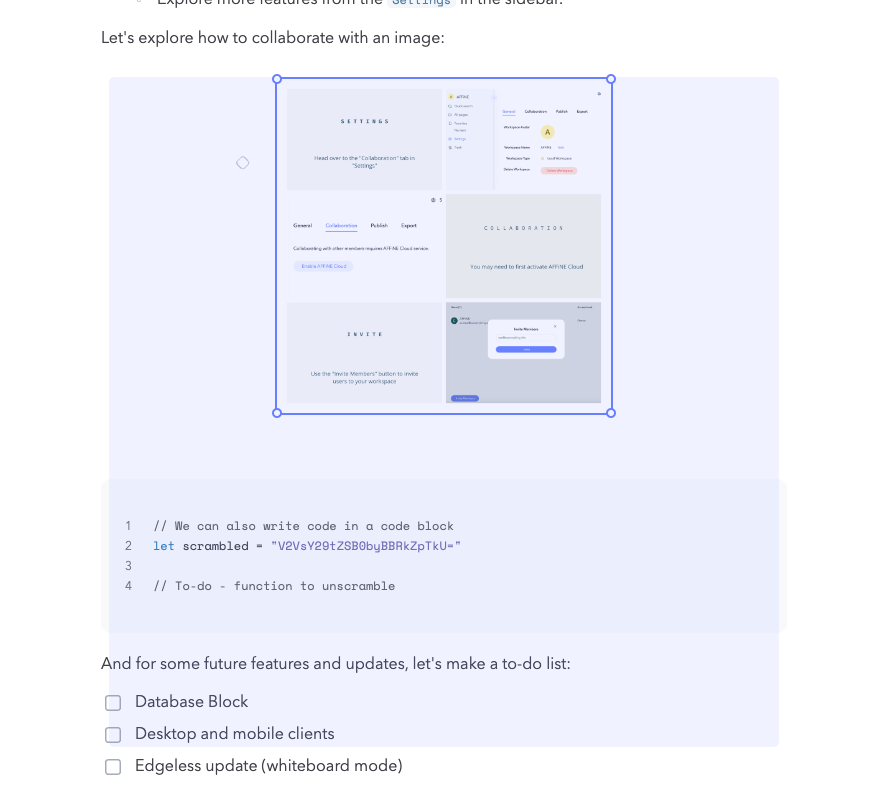 Block selection range of image block doesn't follow image resizing · Issue #1246 · toeverything ...