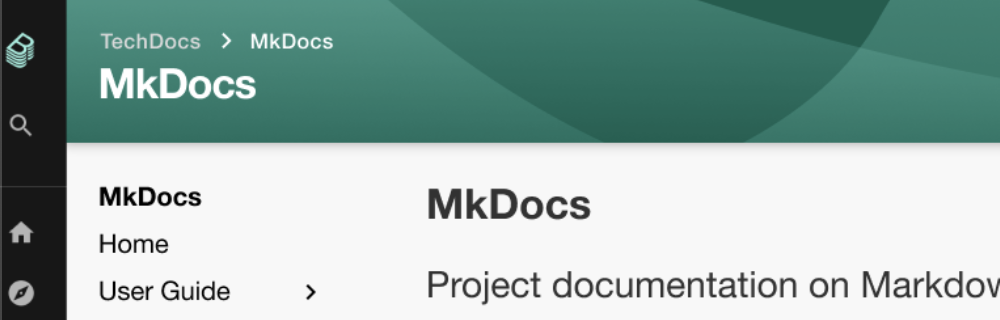 TechDocs: As a consumer of docs in Backstage, I want to see breadcrumbs ...