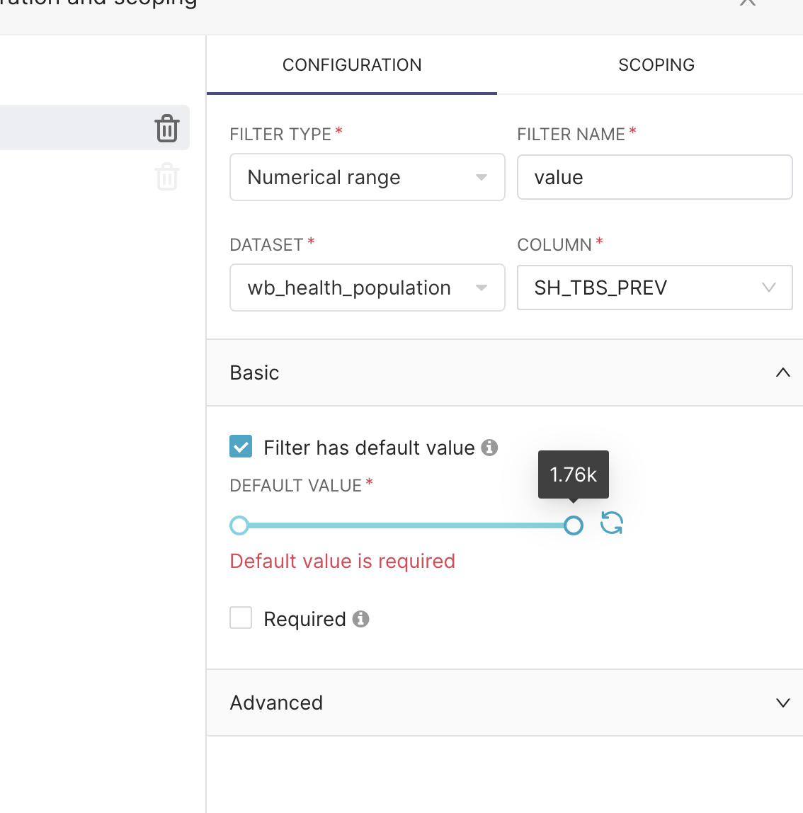 Native Filters Numerical Range Initial Default Value Should Be Accepted As Filled One · Issue 