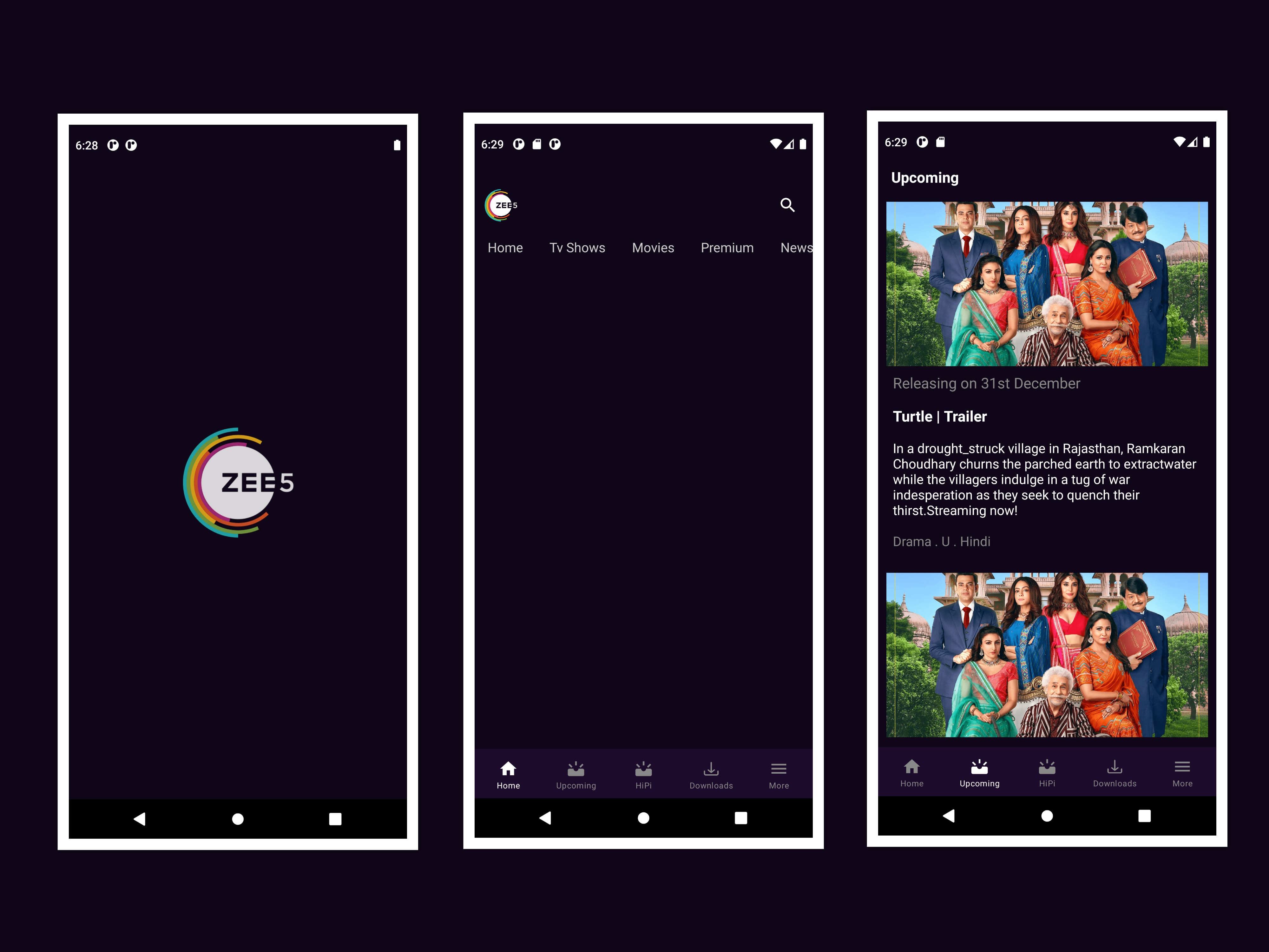 GitHub - meshramaravind/ZEE5-Compose-Clone-App: App design ZEE5 Clone made in Jetpack Compose