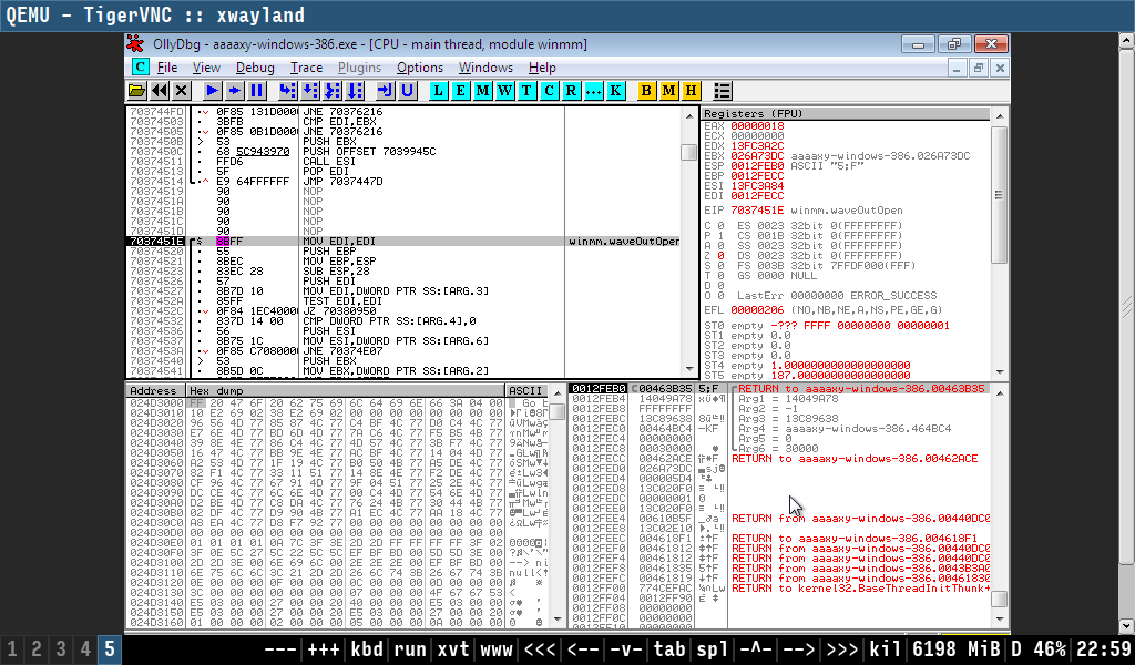 Crash on Windows 7 x86 in waveOutOpen · Issue #158 · ebitengine/oto · GitHub