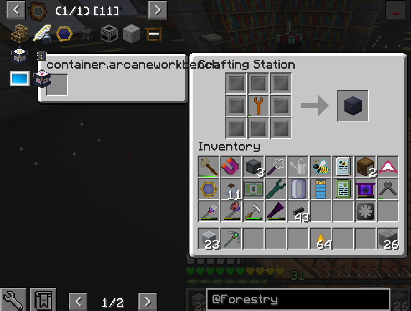 Tinker's Crafting Station Crashes while placed next to Arcane Worktable ...
