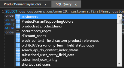 Field Autocomplete requires full tablename · Issue #67 · TablePlus/TablePlus-Windows · GitHub