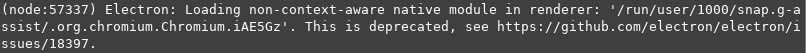 Deprecated Electron Function · Issue #247 · Melvin-Abraham/Google-Assistant-Unofficial-Desktop ...
