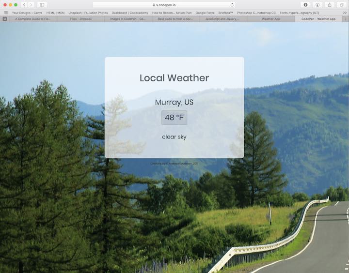 GitHub - Spreety/WeatherWebsite: Simple website that displays the weather