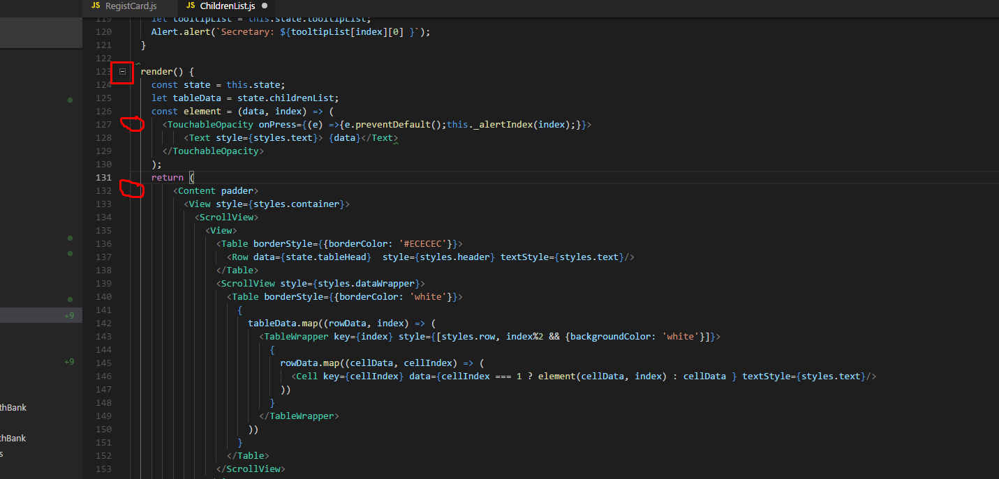 In JSX expression, TreeView doesn't running. · Issue #51946 · microsoft/vscode · GitHub