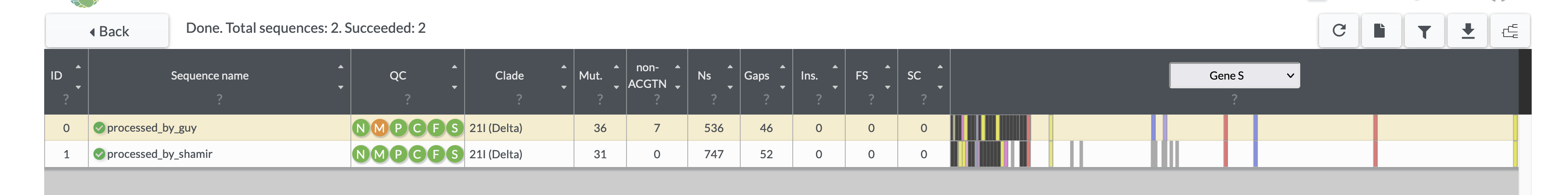 Spurious and wrong deletions in Spike when aligning with Nextalign ...
