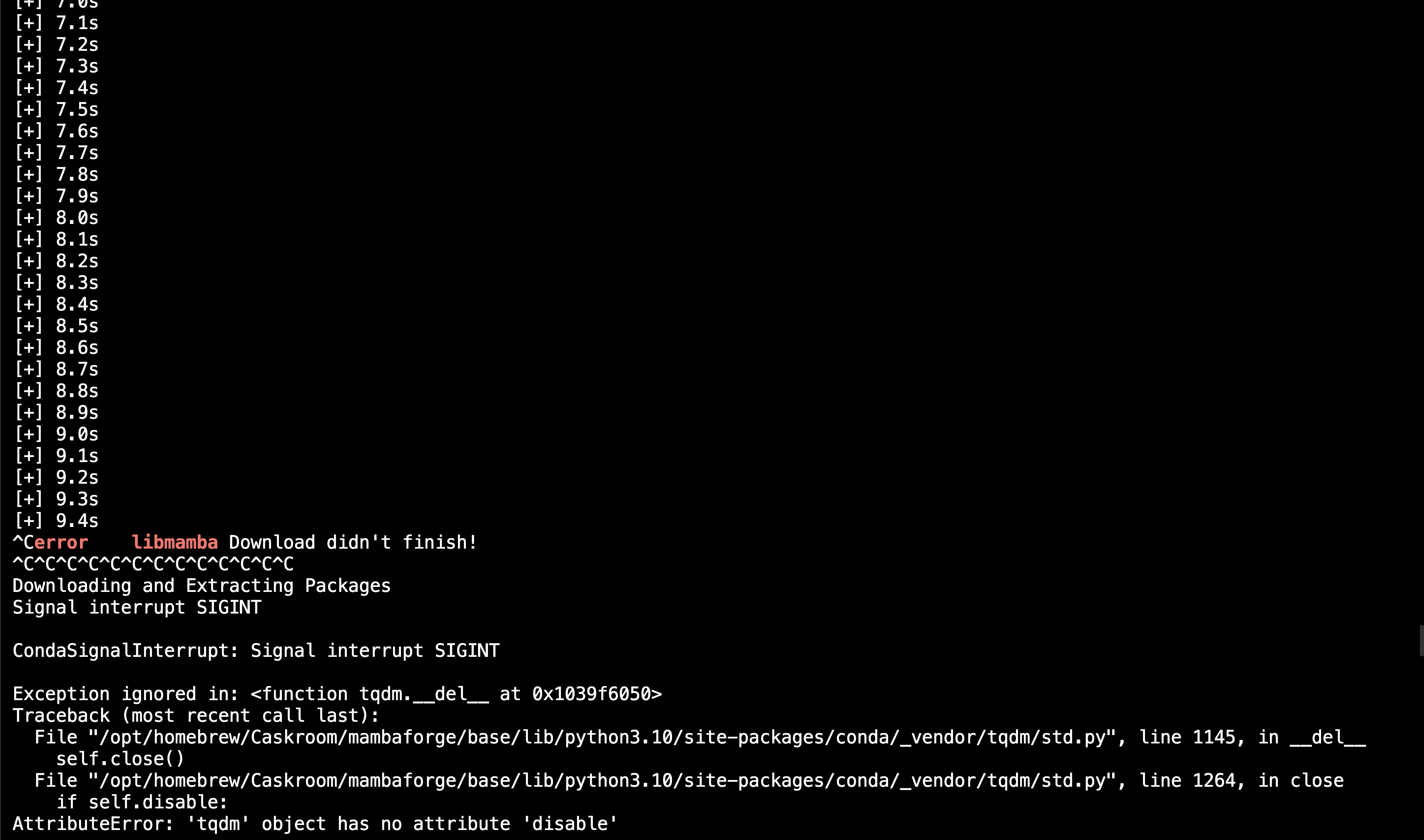 Offline mode attempts to download and does not accept `ctrl+c` abort for at least ~10s · Issue ...
